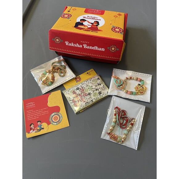 Accessories | Hindu Ceremony Gift Raksha Bandhan Akshat Chandan Rakshi ...
